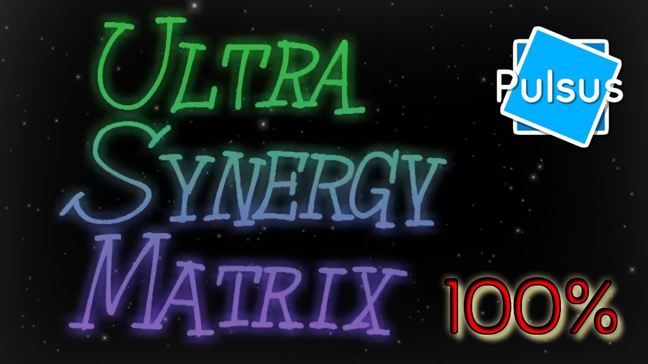 Ultra Synergy Matrix - YouTube