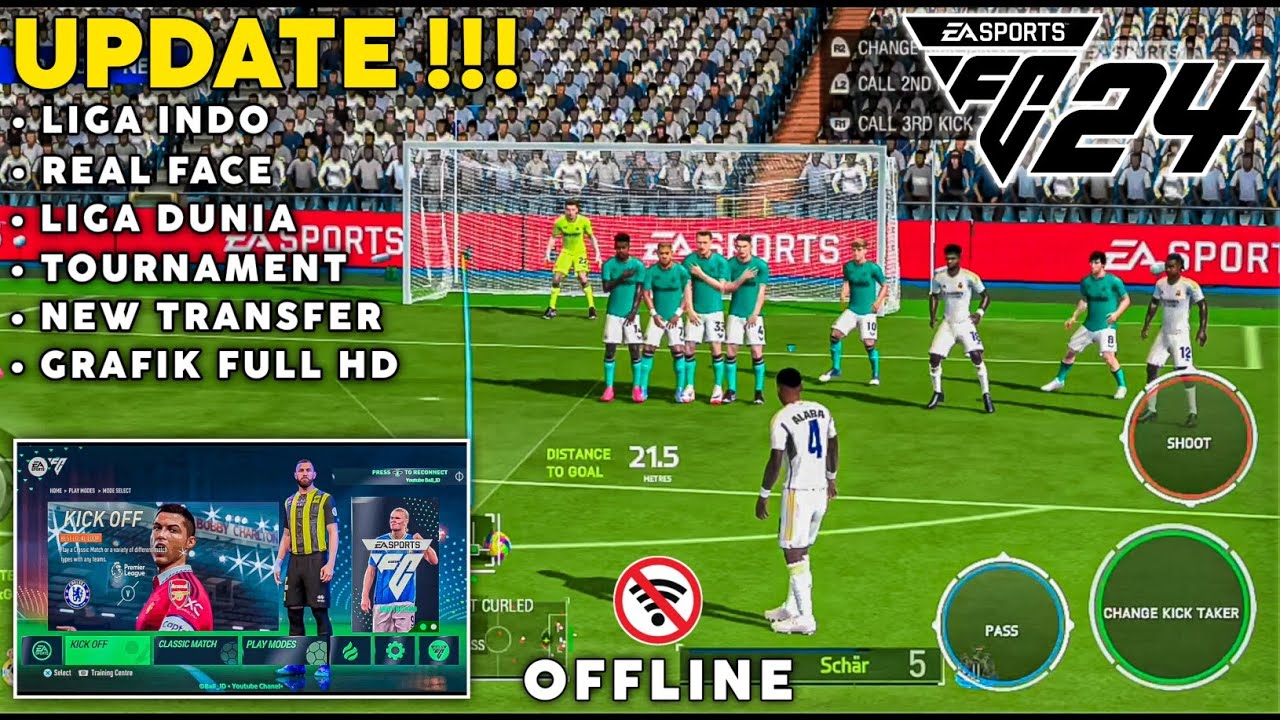 FIFA 16 MOD EA Sports FC 24 Android OFFLINE GRAFIK HD Update Full Menu ...