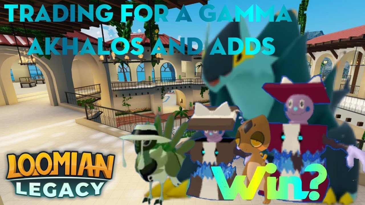 Trading for a Gamma Akhalos and adds | Loomian Legacy - YouTube