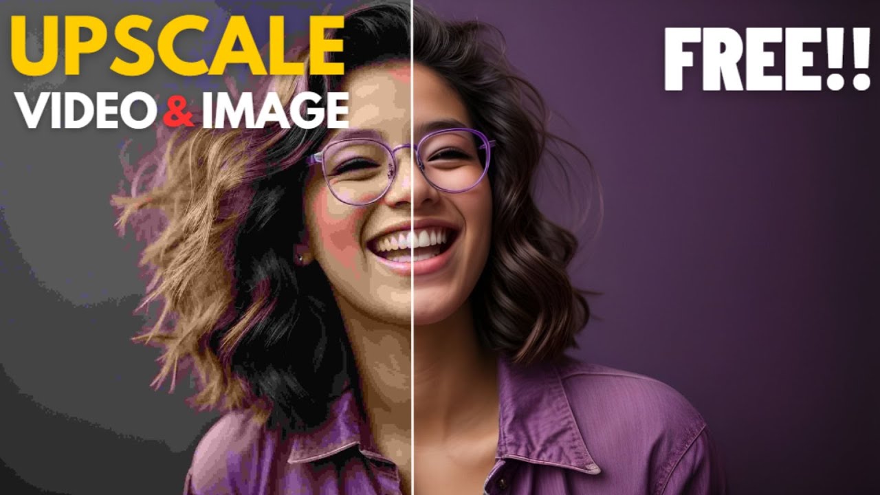 How to UPSCALE Resolution of Videos & Images Easily for FREE!!! - YouTube