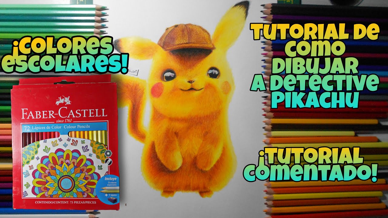 Como dibujar a pikachu realista "Detective Pikachu" / pokemon pikachu ...