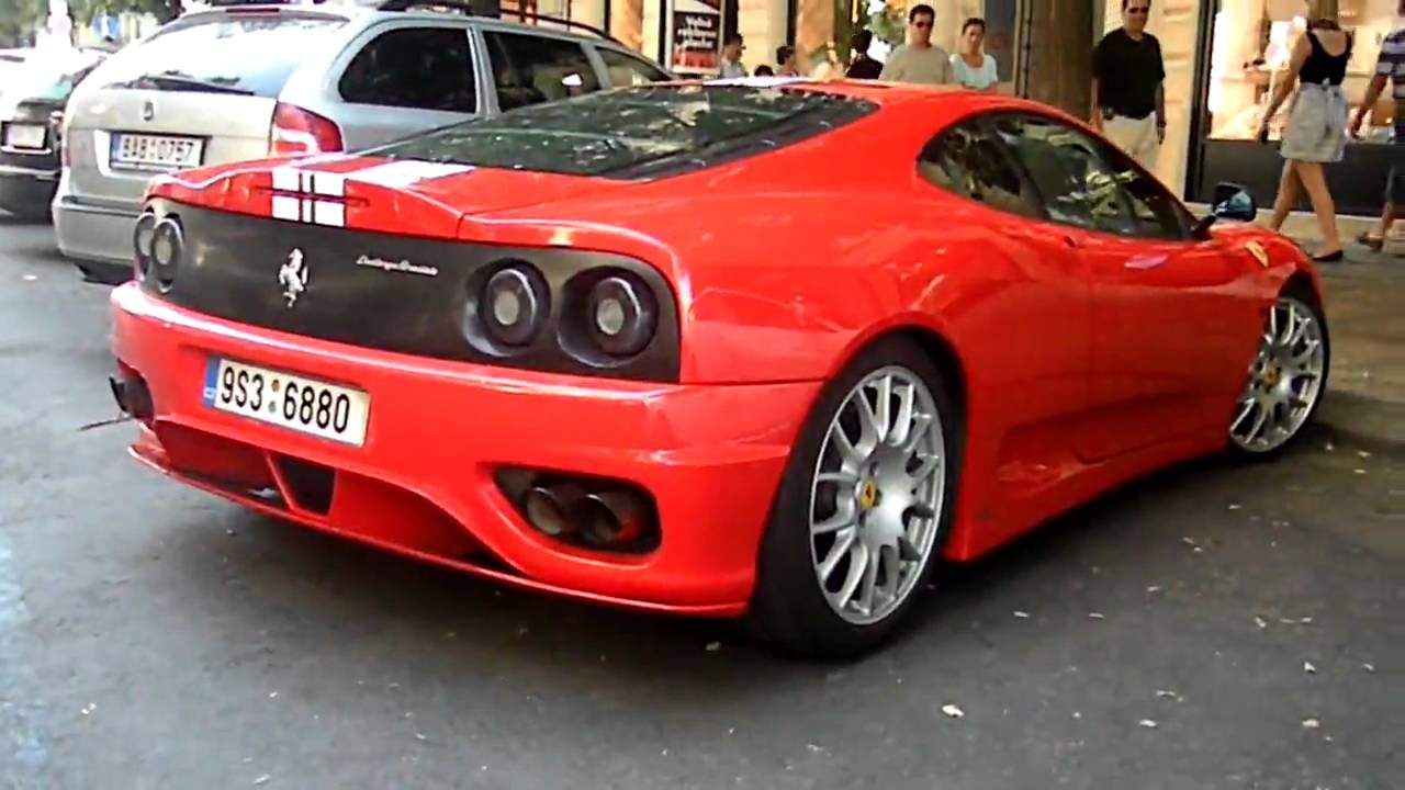 Ferrari 360 CS Novitec Rosso in Prague HD - YouTube