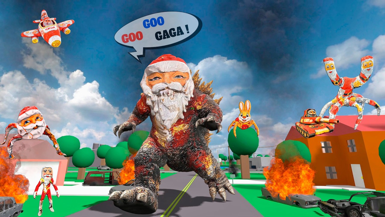 All types of colored GOO GOO GAGA memes in Roblox town in Garry's mod ...