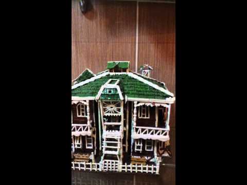 Kibrit kürdan cubuklarından maket yapımı