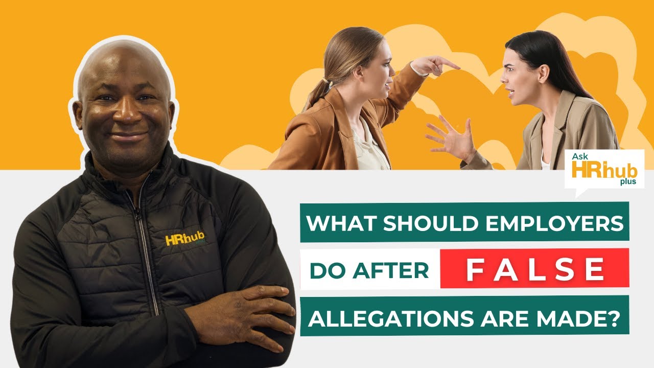 What Should Employers Do After False Allegations Are Made? - YouTube