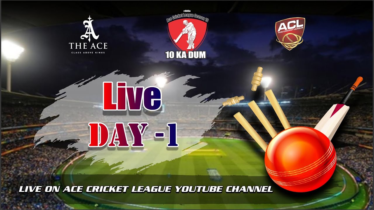 Day 1 || ACE Cricket League 2024 || Season 10 || - YouTube