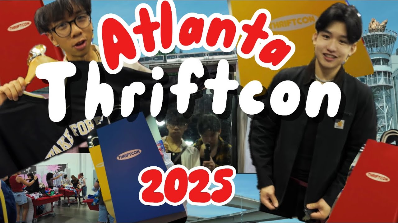 THRIFTCON ATLANTA 2025 | FIRST Ever Vlog!!!! (Thrift + Haul) - YouTube
