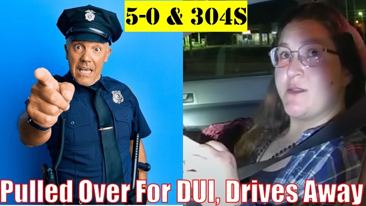 Pulled over for DUI, runs for the cops, and gets arrested. - YouTube