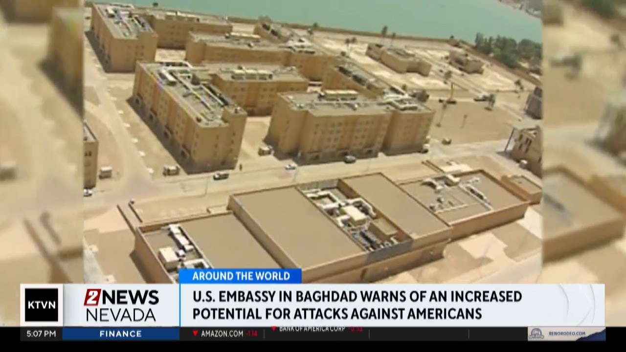 U.S. Embassy in Baghdad issues a security alert - YouTube