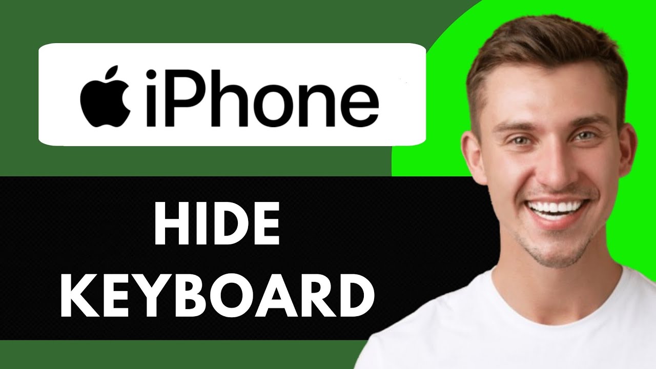HOW TO HIDE/COLLAPSED KEYBOARD ON IPHONE (2025 UPDATED TUTORIAL) - YouTube