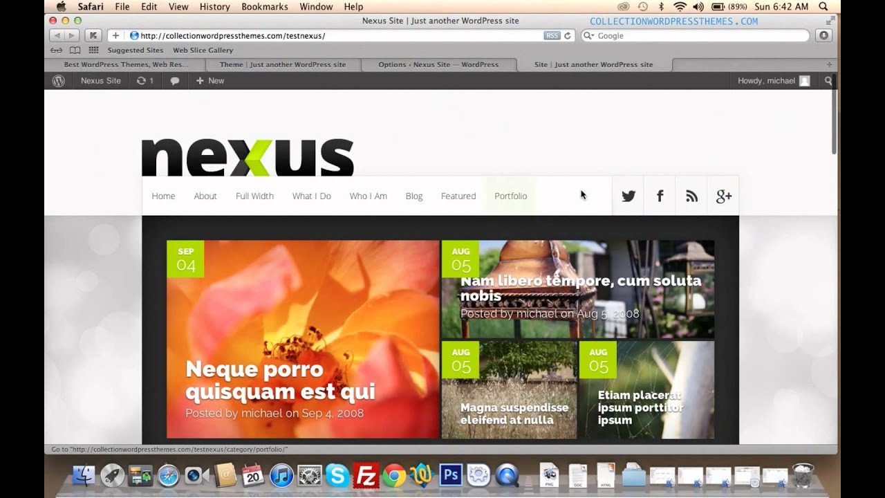How to install and setup sample data for Nexus WordPress Theme - YouTube