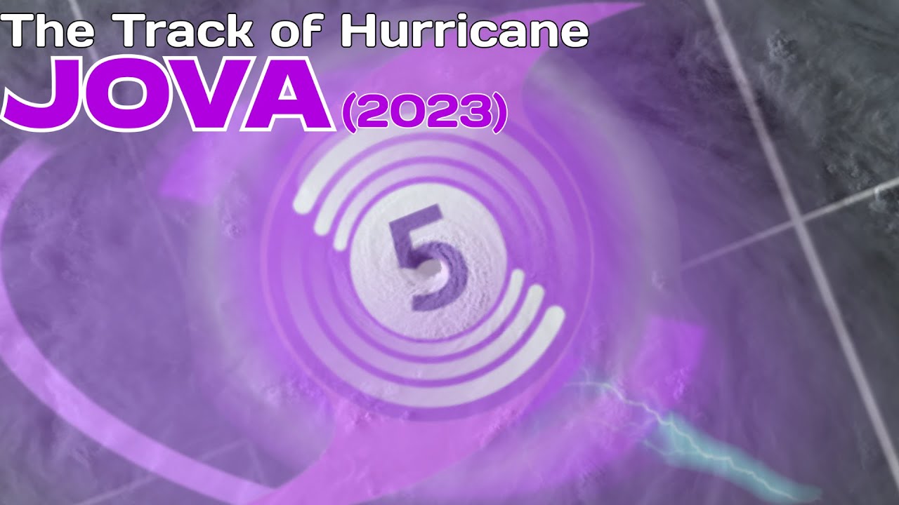 The Track of Hurricane Jova(2023) - YouTube