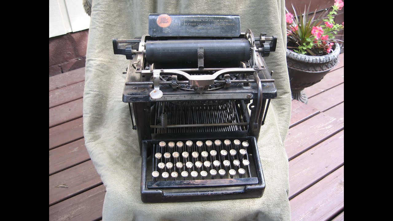 remignton model 2 typewriter - YouTube