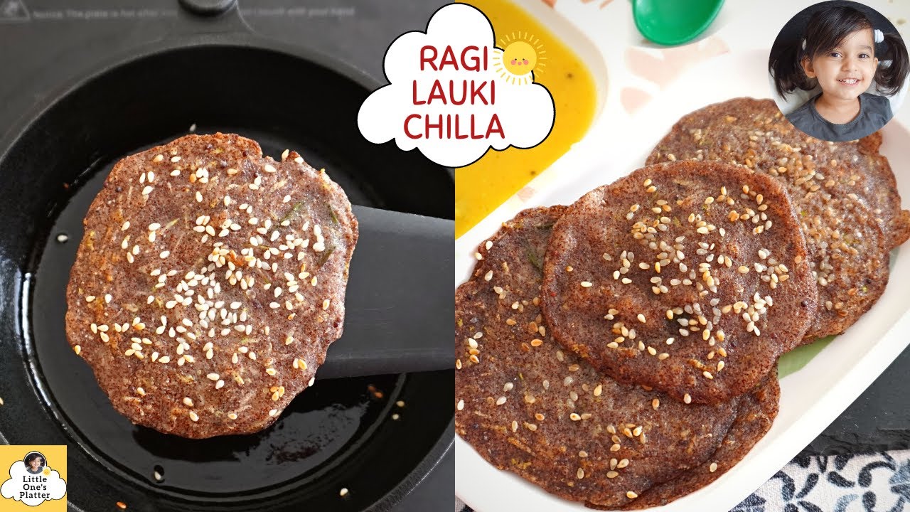 RAGI BREAKFAST RECIPE | Ragi lauki chilla रागी सूजी लौकी चीला | Healthy ...