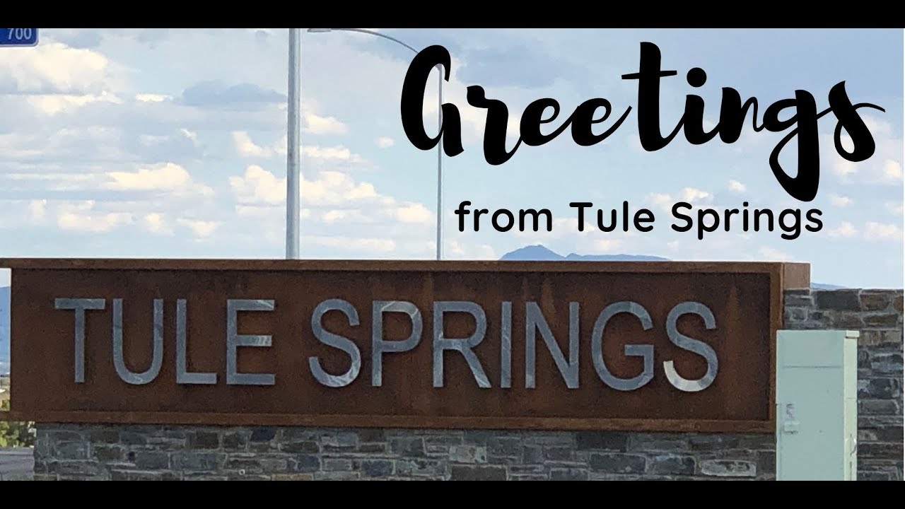 Tule Springs: North Las Vegas's New Master Plan Community - YouTube