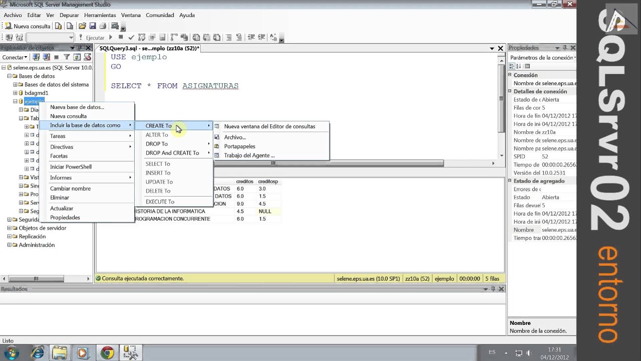 SQL Server Management Studio Express 02 - YouTube