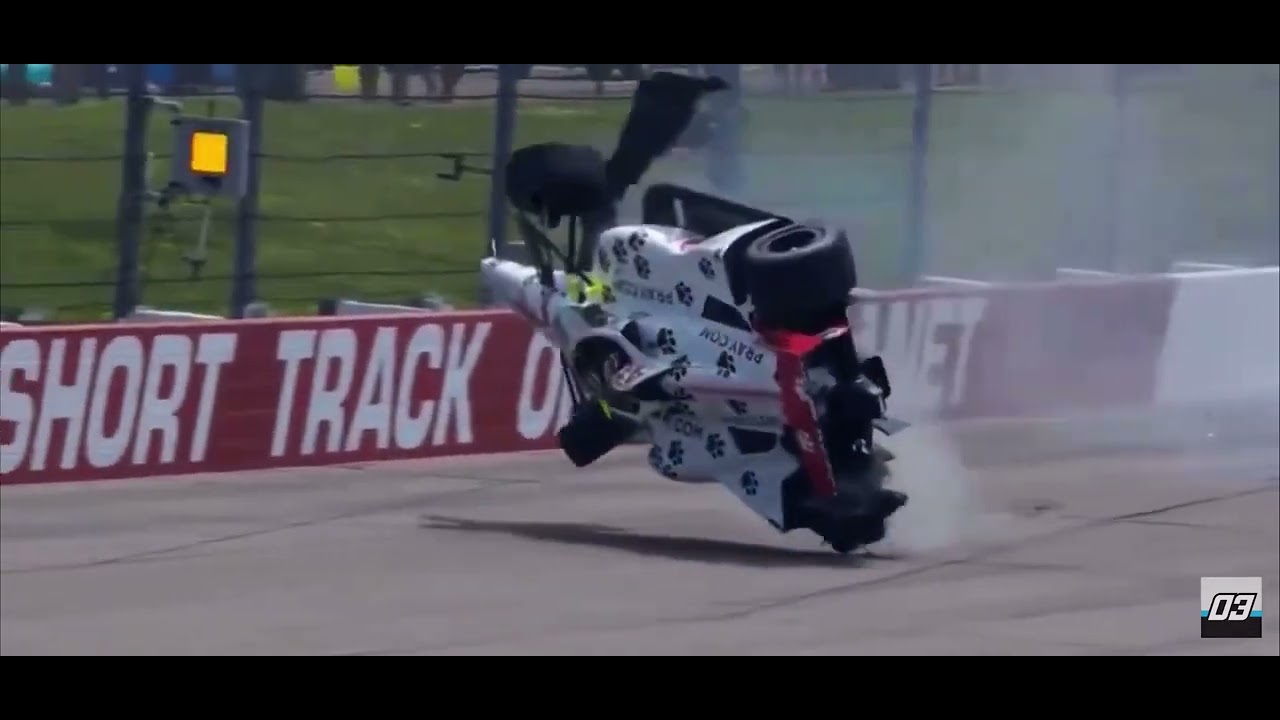 Sting Ray Robb Flip-2024 Indycar Series at Iowa - YouTube