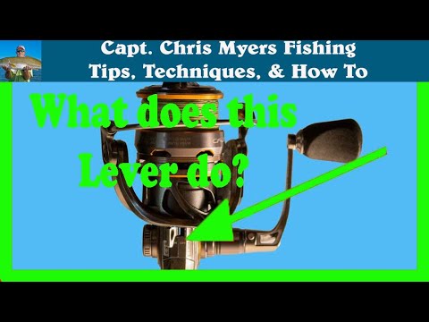 How to use a spinning reel - The Anti Reverse Button