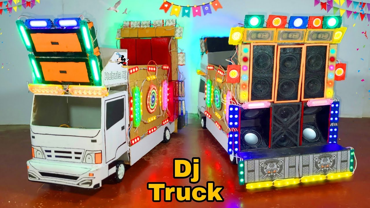 Mini Dj Truck Loading At New Home Eicher Truck Dj box and dj sharpy ...