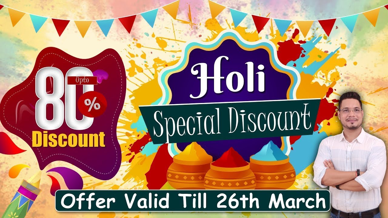 Holi Offer: Special Discount on MKC Online & Offline Courses | Biggest ...