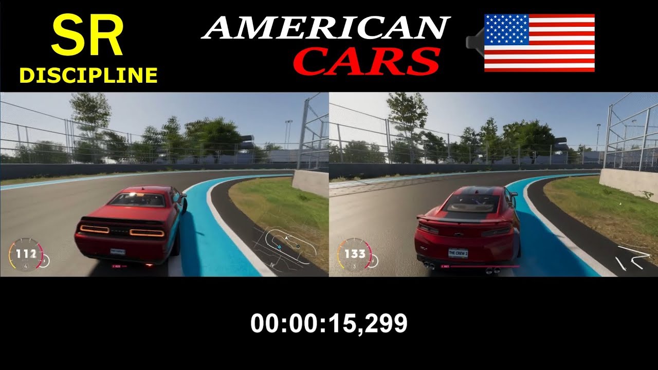 All Street Race cars test. Part 5: American cars - YouTube