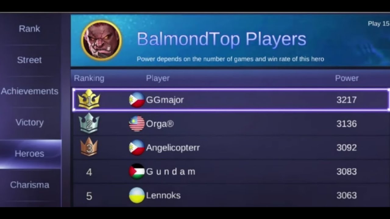 無盡對決 全服最強 巴蒙 Mobile Legends [Balmond] - YouTube