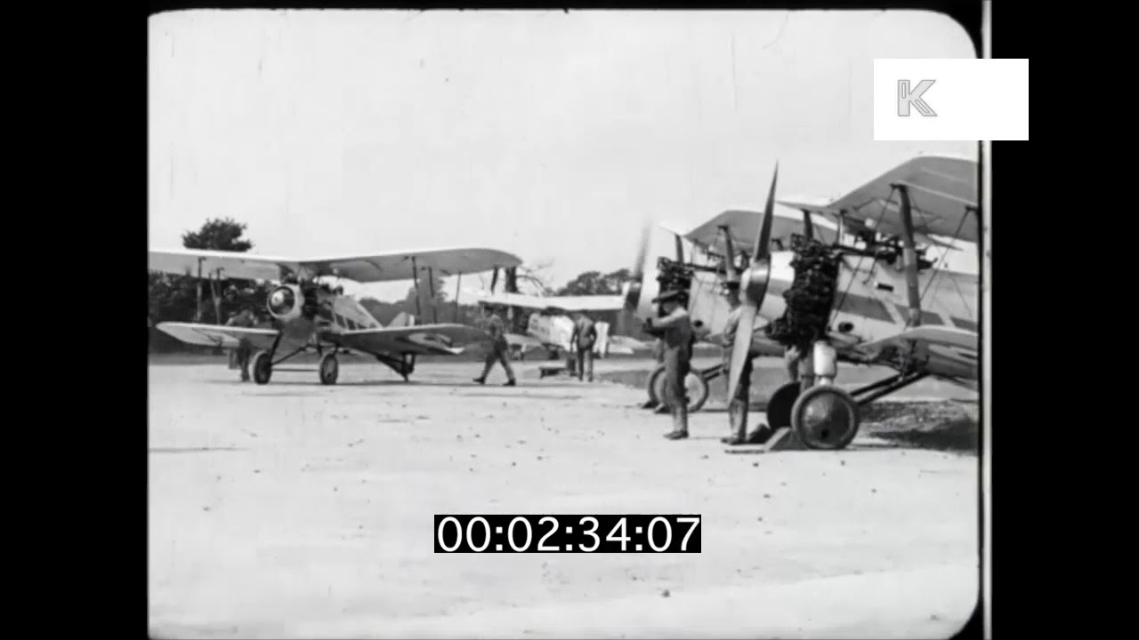 1920s UK RAF Fighter Planes, Mosquito, HD from 35mm | Kinolibrary - YouTube