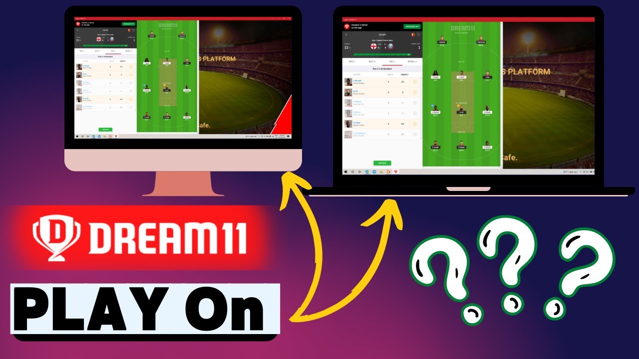 Can I Play Dream11 On Laptop or PC 2022 (Live Proof) | Fantasy ...