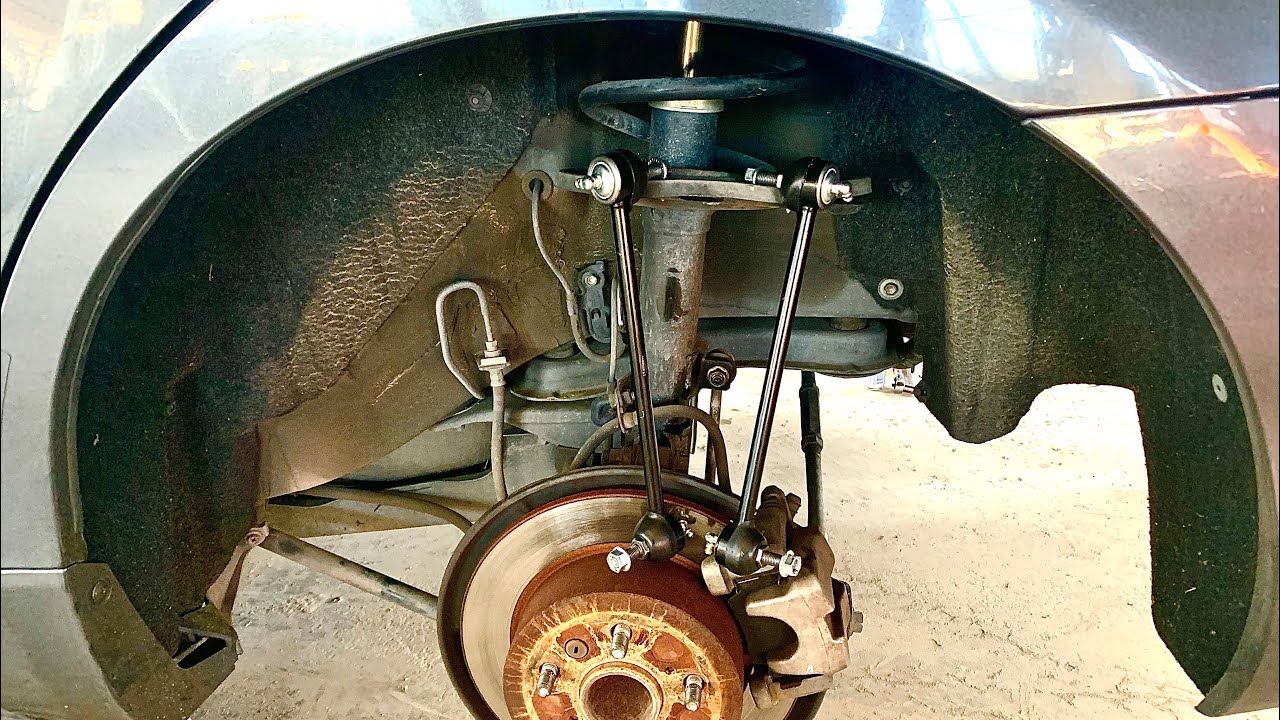 How to replace rear suspension link kits Toyota 07-11 Camry 06-12 ...