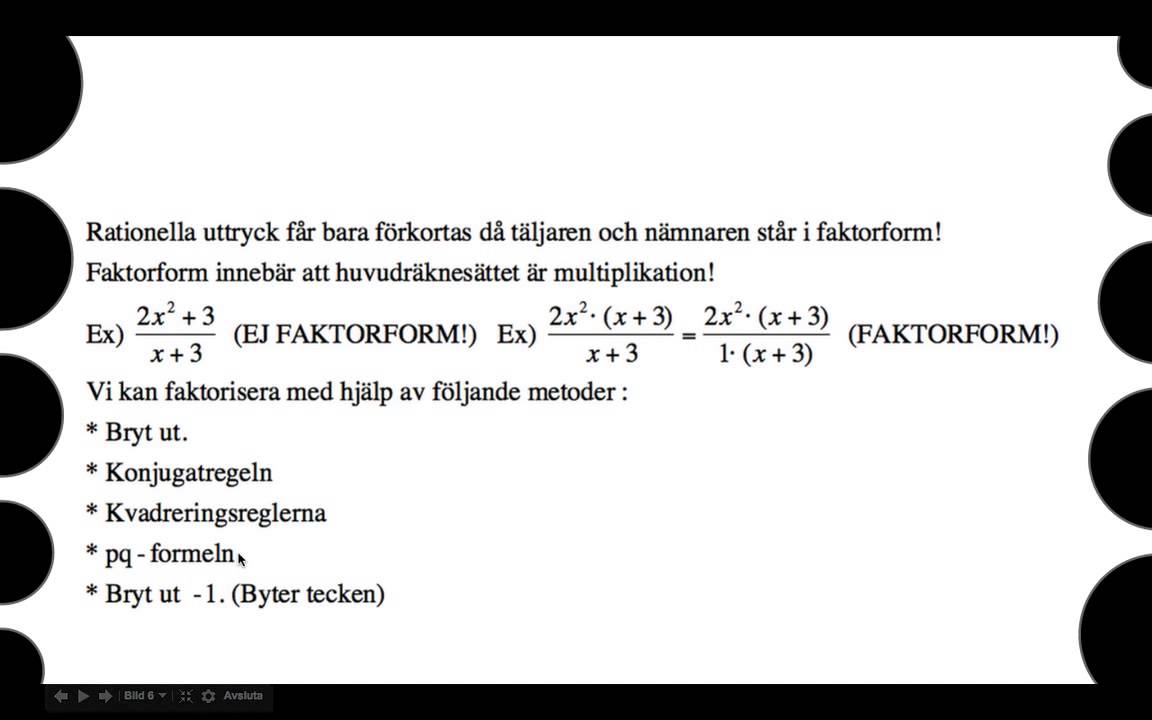 Matematik 3c: Kom ihåg inför nationella provet - YouTube