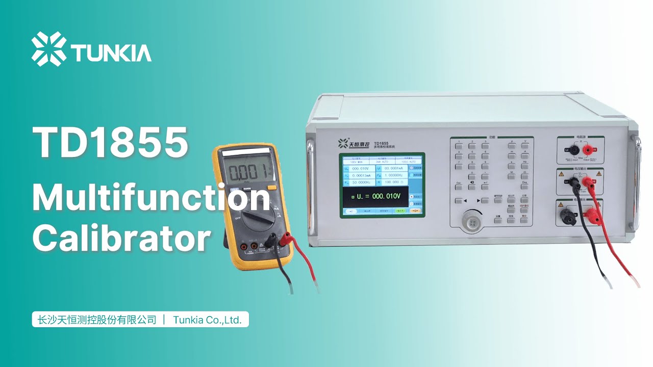 A Complete Instruction of Operating TD1855 Multi-function Calibrator - YouTube