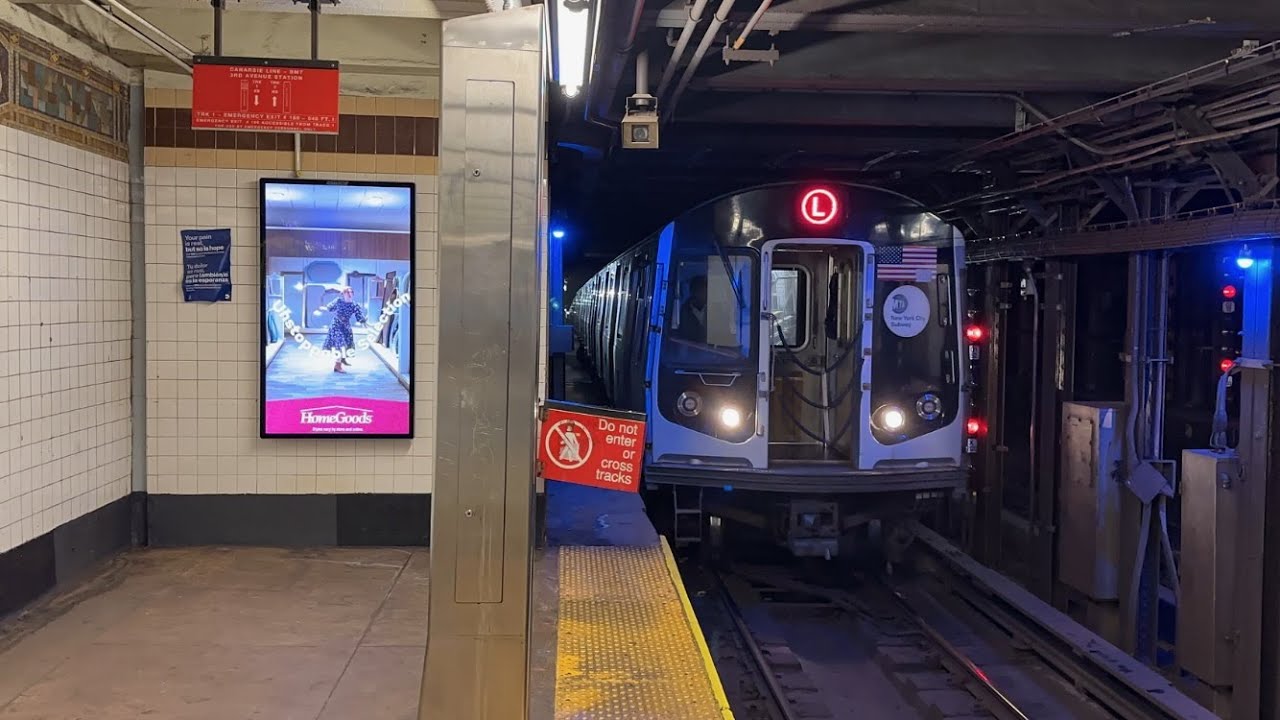 R143/R160 L Trains At 3rd Avenue - YouTube