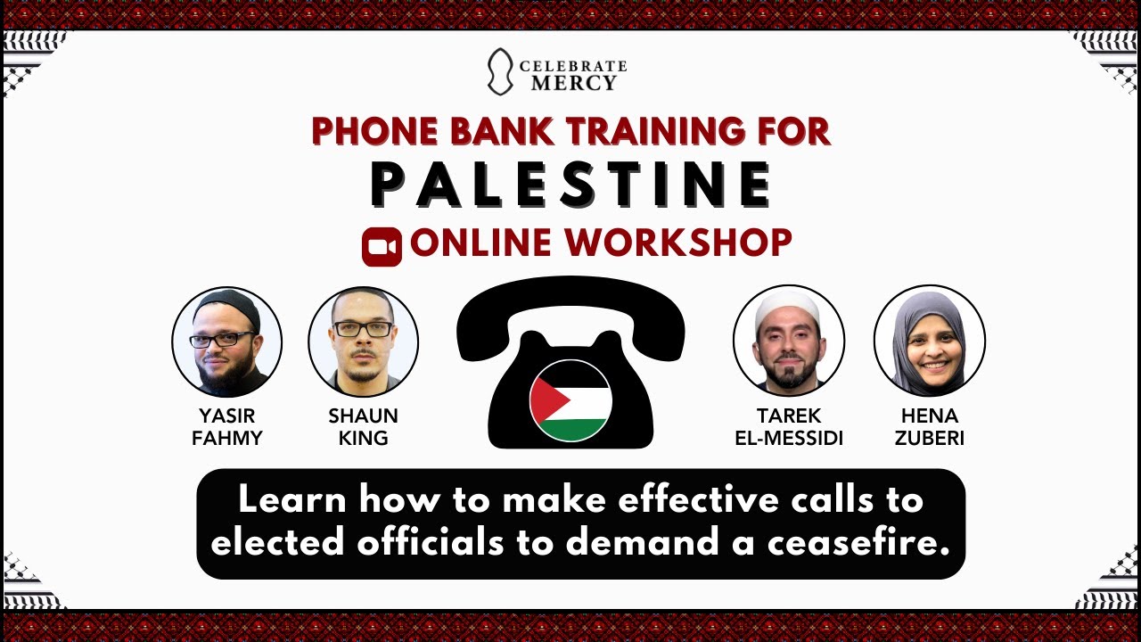 ONLINE WORKSHOP: Phone Bank & Advocacy Training for Palestine - YouTube