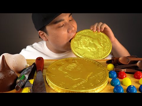 Today 's mukbang, I'll eat the chocolate I have at home. Like it,