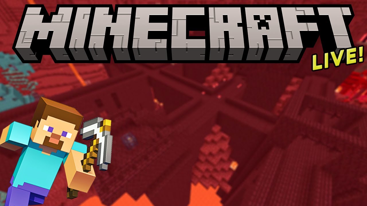 My First NETHER FORTRESS! HELP ME!! [Minecraft Live] - YouTube