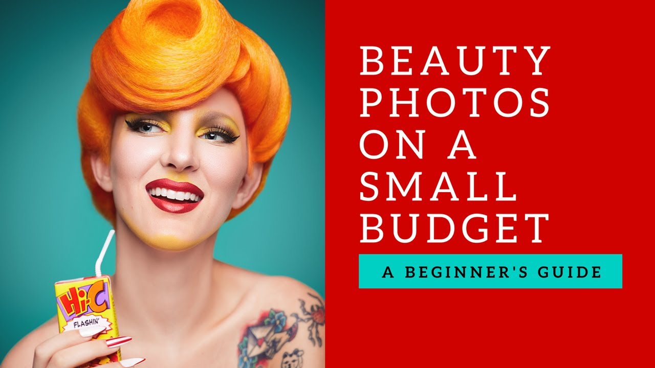 Beauty Photography with a Small Budget Tutorial - YouTube