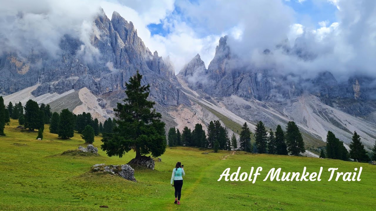 Silent Hiking in the Dolomites: Geisler Alm via Adolf Munkel Trail ...