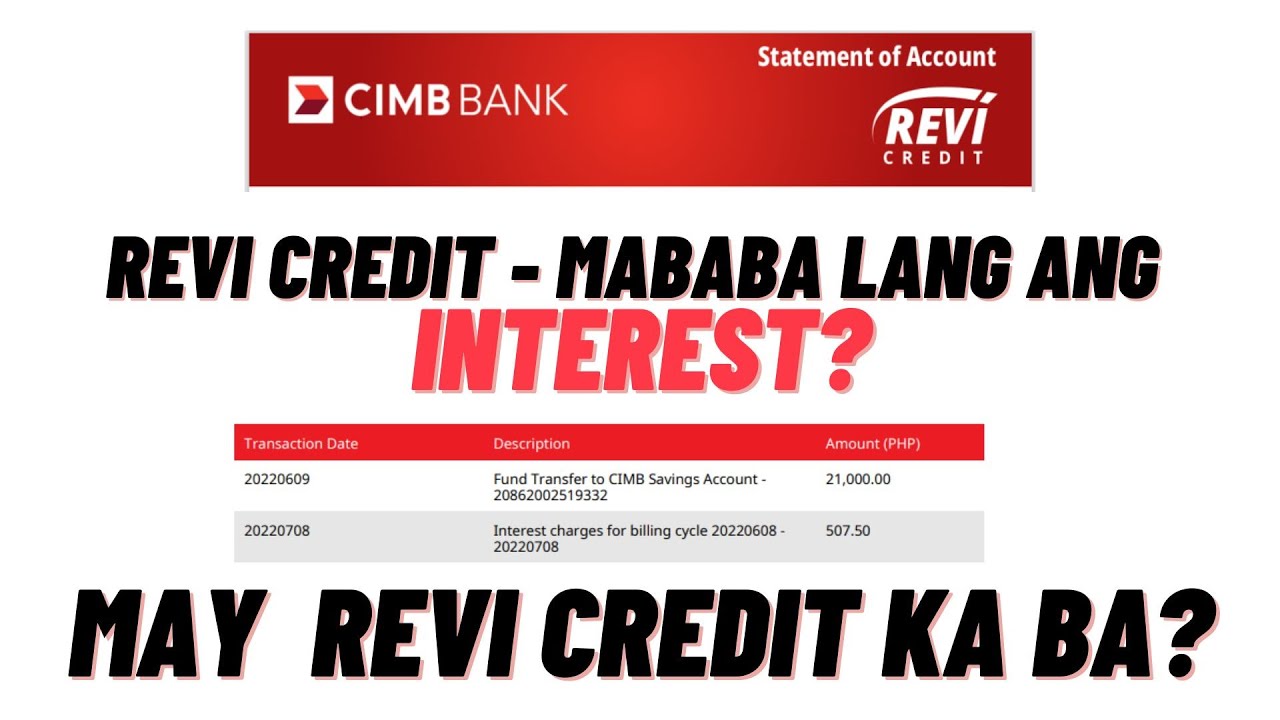 Revi Credit | Virtual Credit Card | Low Interest | CIMB Bank ...