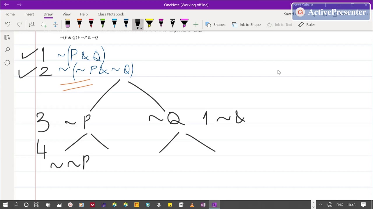 ex 3 29 Schaum Logic - YouTube
