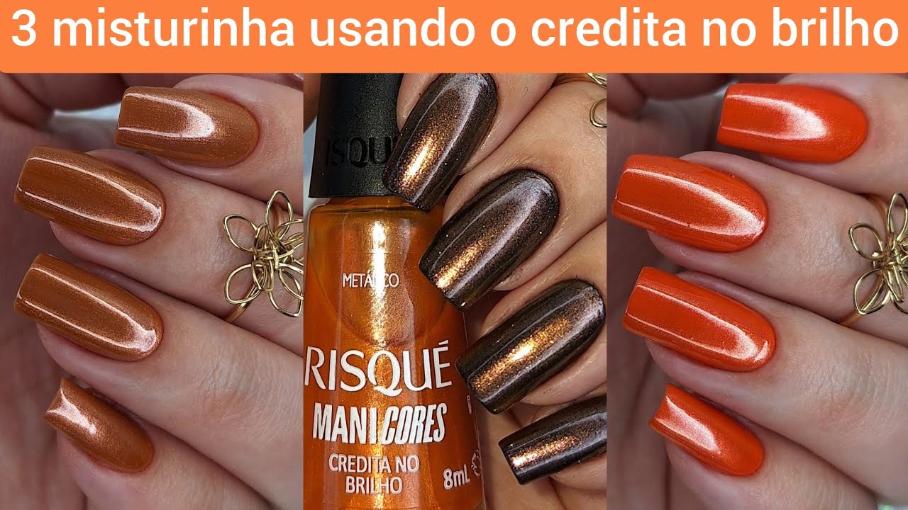 TRÊS MISTURINHAS USANDO O CREDITA NO BRILHO DA COLEÇÃO MANICORES ...