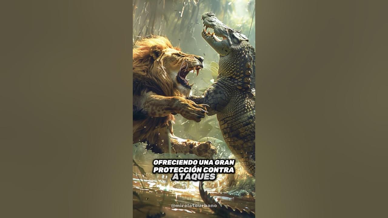 Cocodrilo VS Leon ☠️Quien gana en una pelea - YouTube