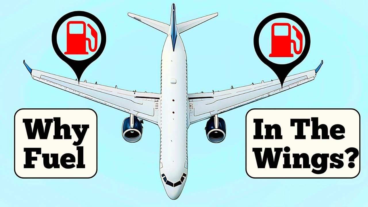 Why Do Planes Store Fuel in the Wings? - YouTube