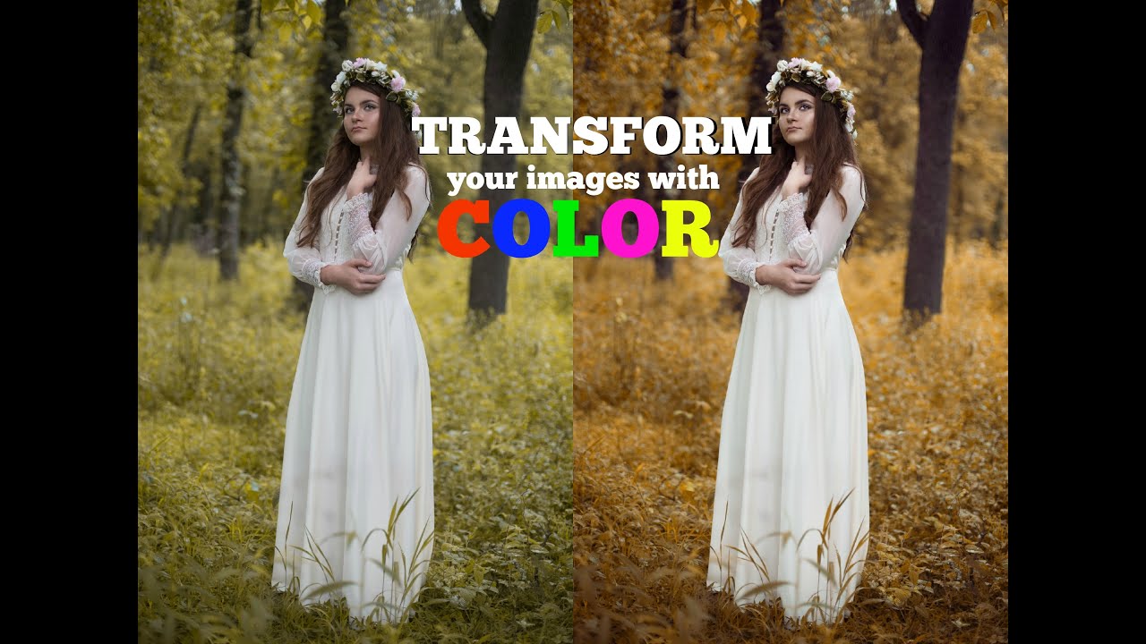 TRANSFORM an image with COLOR! - YouTube