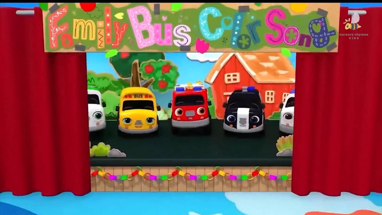 Learn Colors & Transportation Names for Children - Bus Color - Baby ...