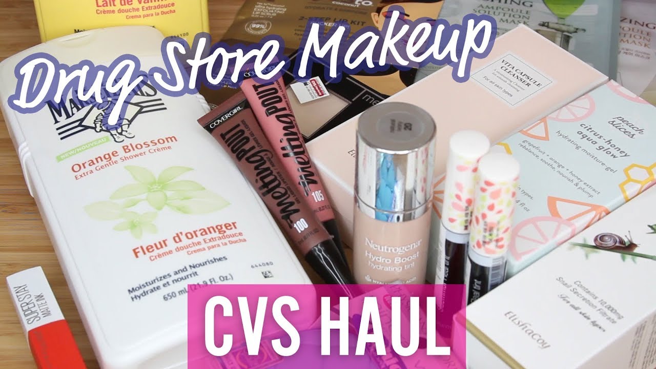 Drugstore Makeup Haul from CVS - YouTube