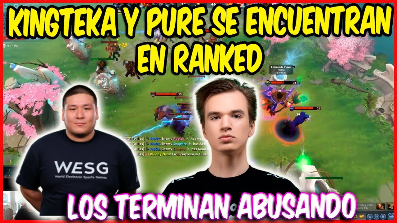 😮KINTEKA SE ENCUENTRA CON PURE EN RANKED🤣LOS TERMINAN ABUSANDO - YouTube