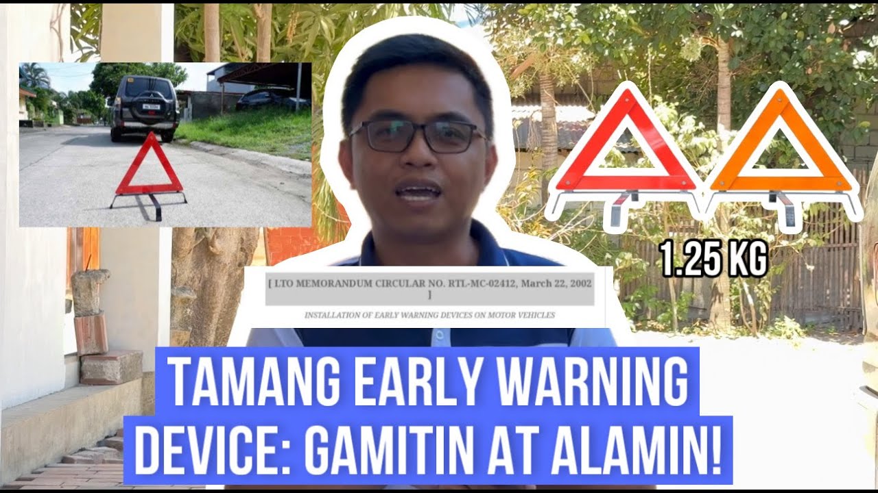 TAMANG EARLY WARNING DEVICE: GAMITIN AT ALAMIN! - YouTube