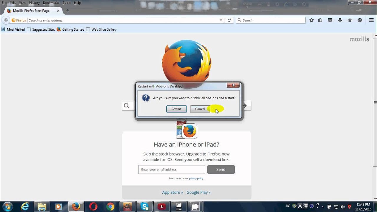 how to restart your Mozilla firefox (Bangla Tutorial) - YouTube