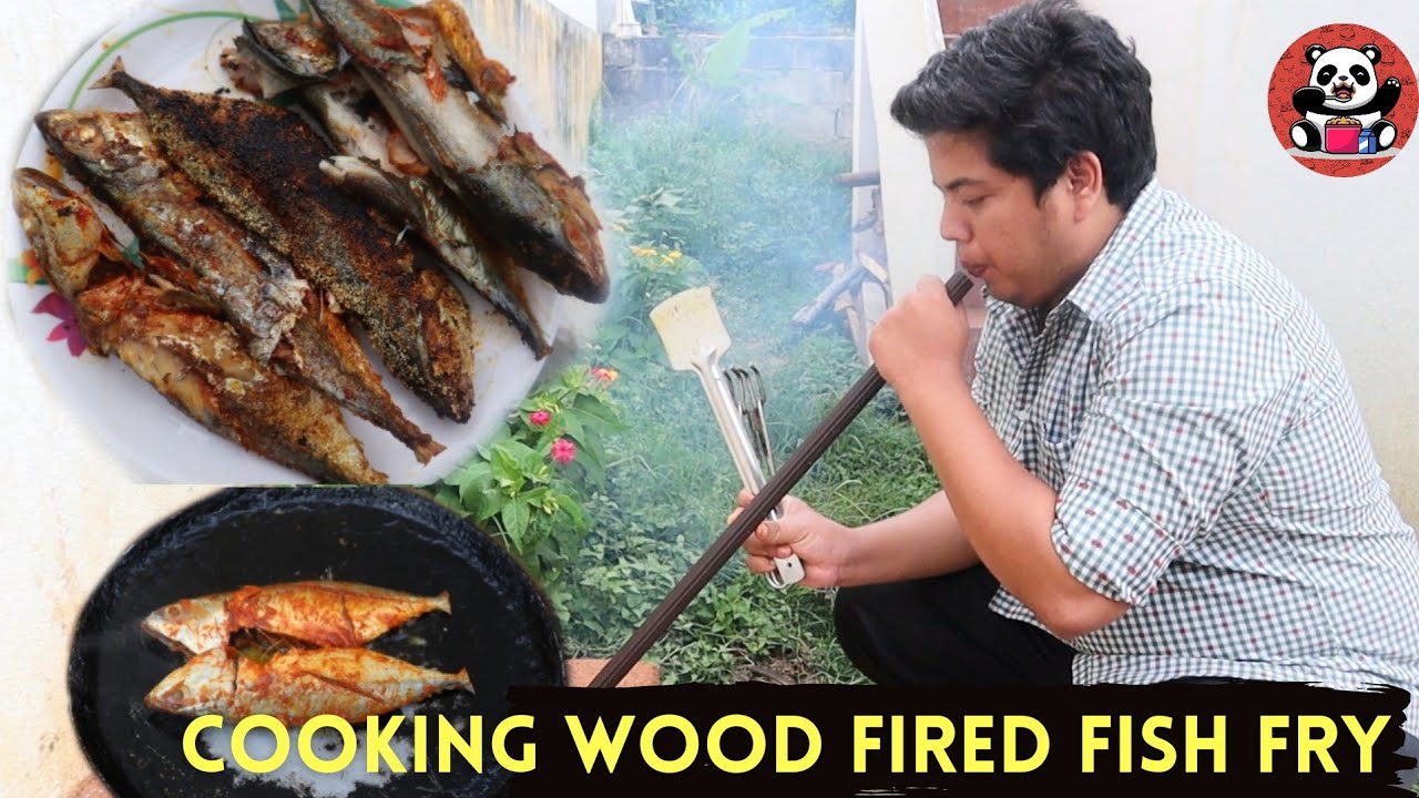 Tried Cooking Wood Fired Fish Fry | Kannada Food Review | Eating Panda ...