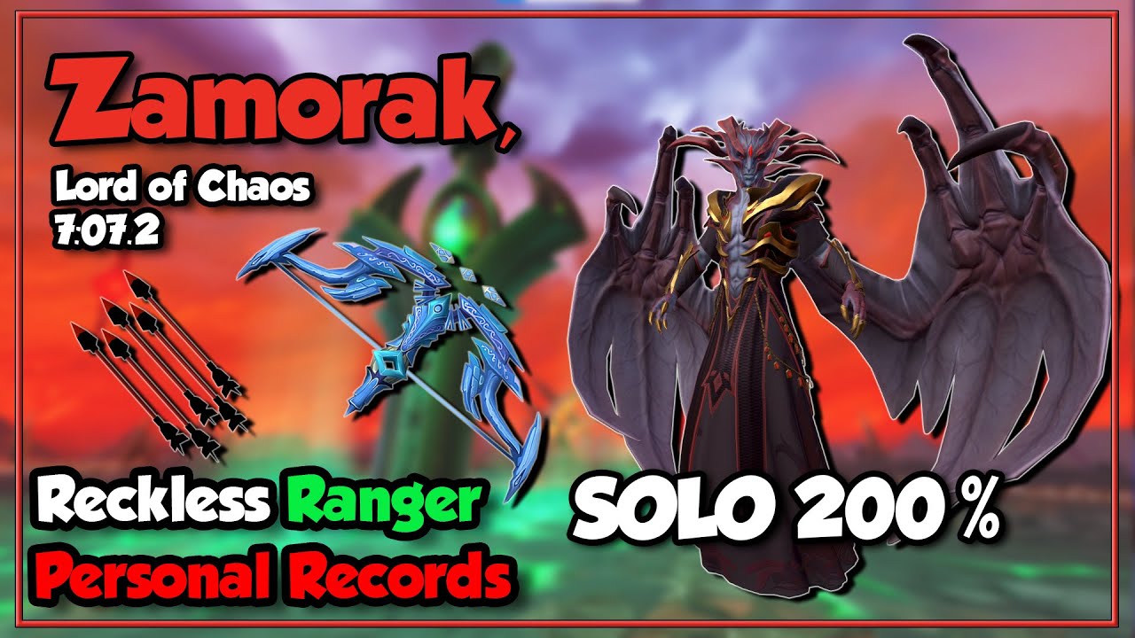 200% Range Solo Zammy 7:07.2 | Reckless Ranger PR's #6 ED4 Runescape 3 ...